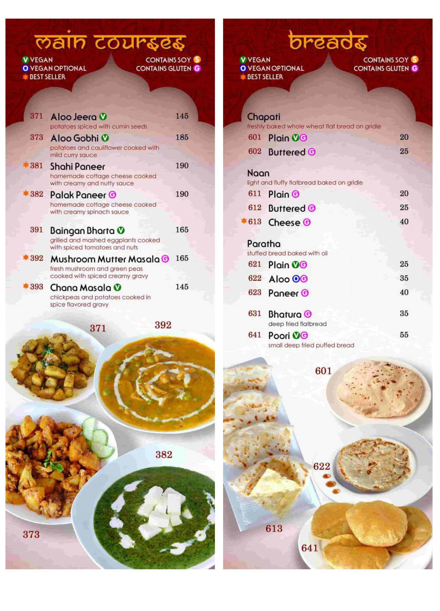 Menu at Little India - One Pavilion Mall Banawa restaurant, Cebu City ...