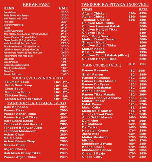 Menu of Bistro Builders!, Raj Nagar, Ghaziabad