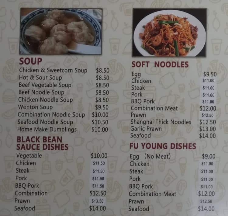 Menu at Three Kings Takeaway fast food, Auckland