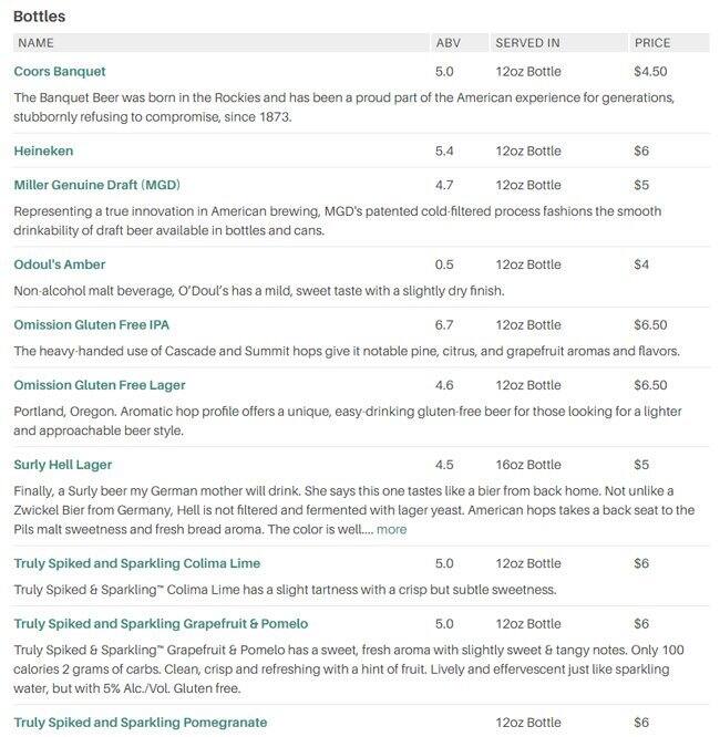 Menu at The Howe Daily Kitchen & Bar, Minneapolis