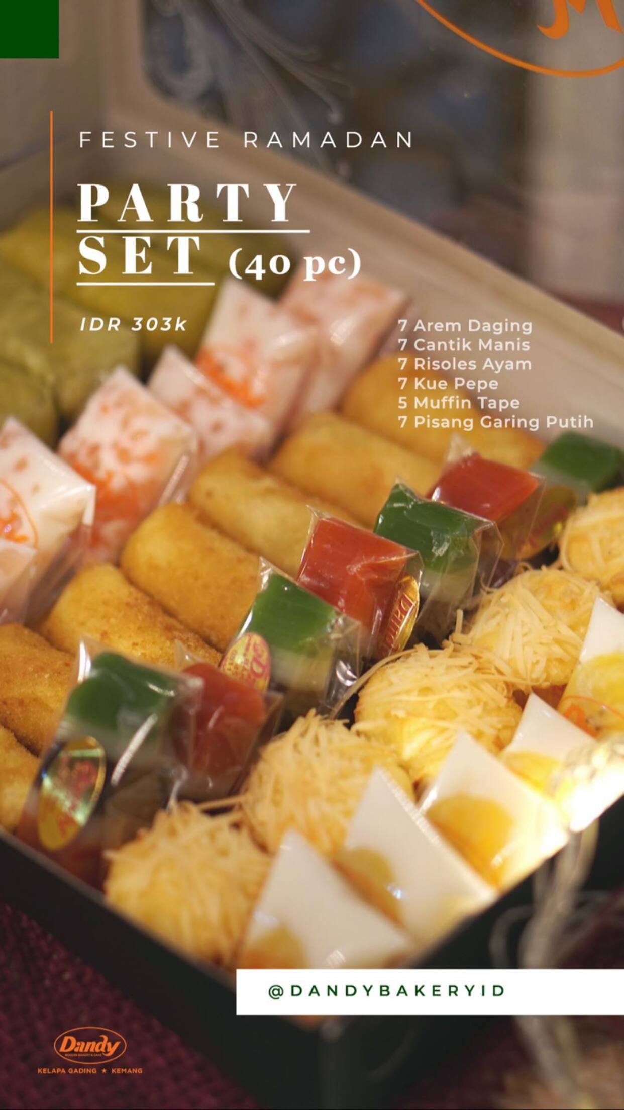 Carta de Dandy Bakery, North Jakarta, Jl. Boulevard Raya No.11 Blok K4