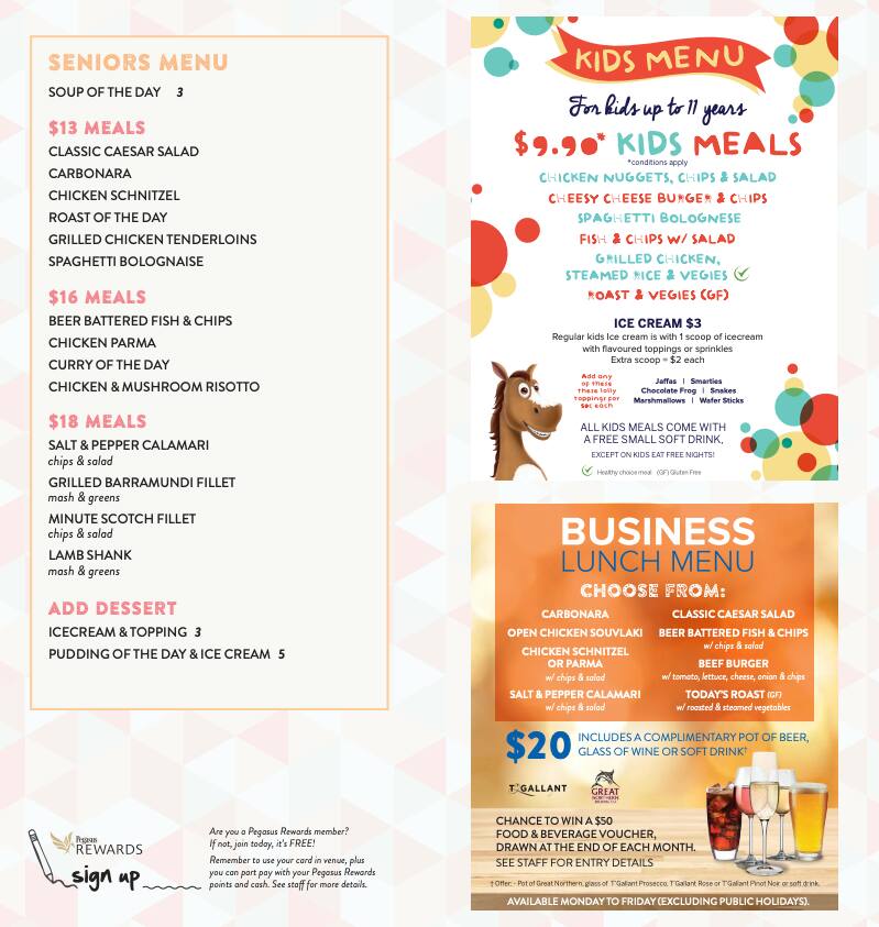 Menu at Highways restaurant, Springvale, Princes Hwy