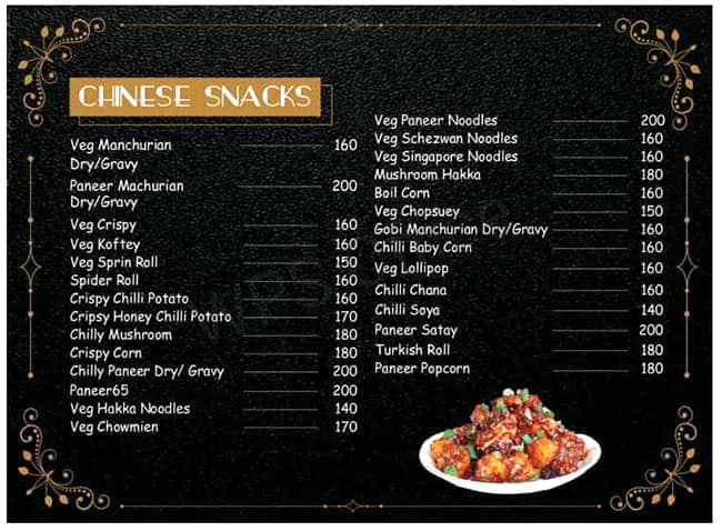 Menu at Manali Cafe And Lounge, Jhansi