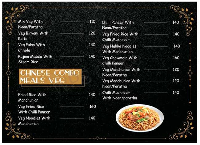 Menu at Manali Cafe And Lounge, Jhansi