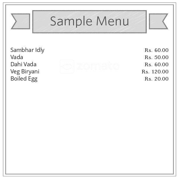Menu of Nsa Universal Kitchen, Kukatpally, Hyderabad