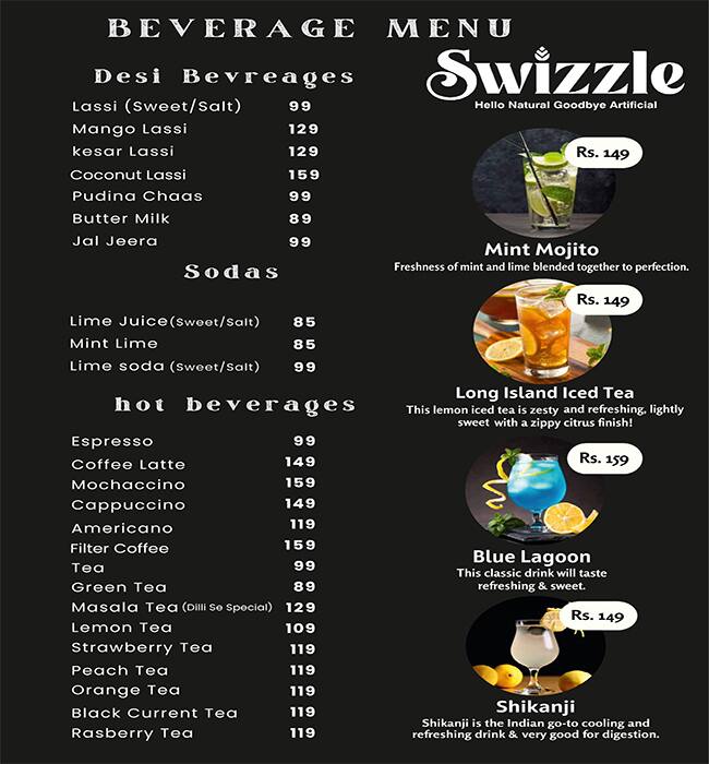 Menu of Dilli Se, Sahakara Nagar, Bangalore