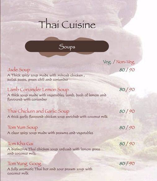 Menu at The Rock, Chennai, No:31/2