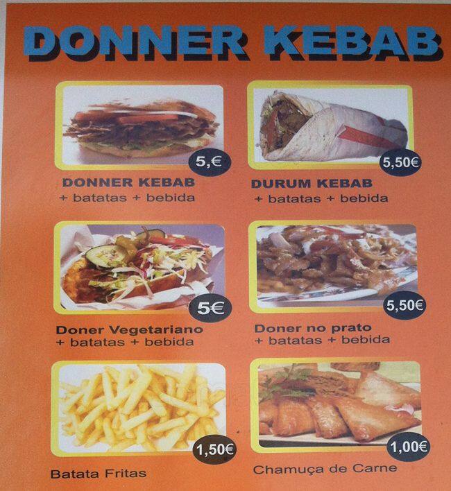 Sultan Doner Kebab Menu, Menu de Sultan Doner Kebab, Mem Martins ...