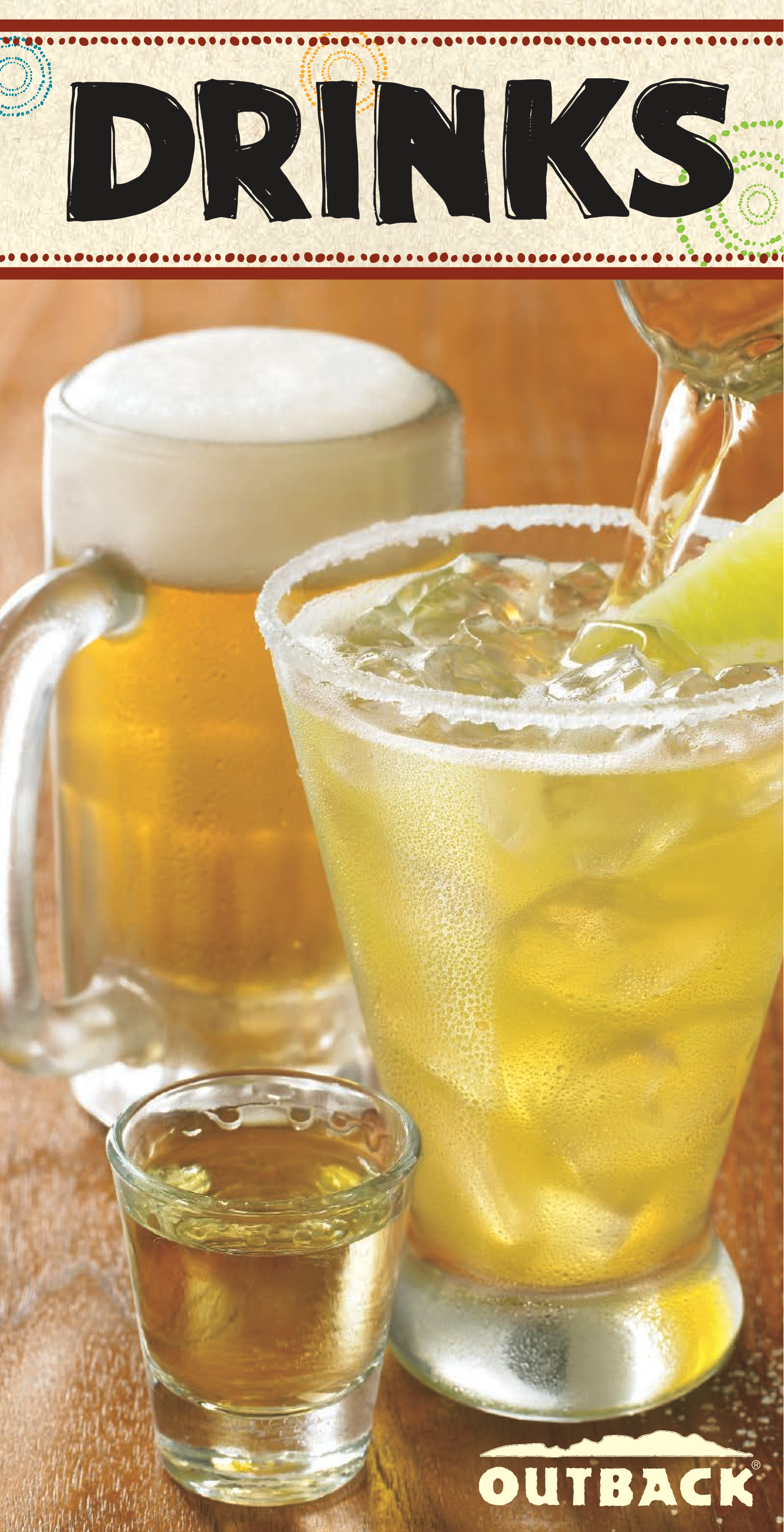 Menu at Outback Steakhouse, Edmonton, 137 Avenue