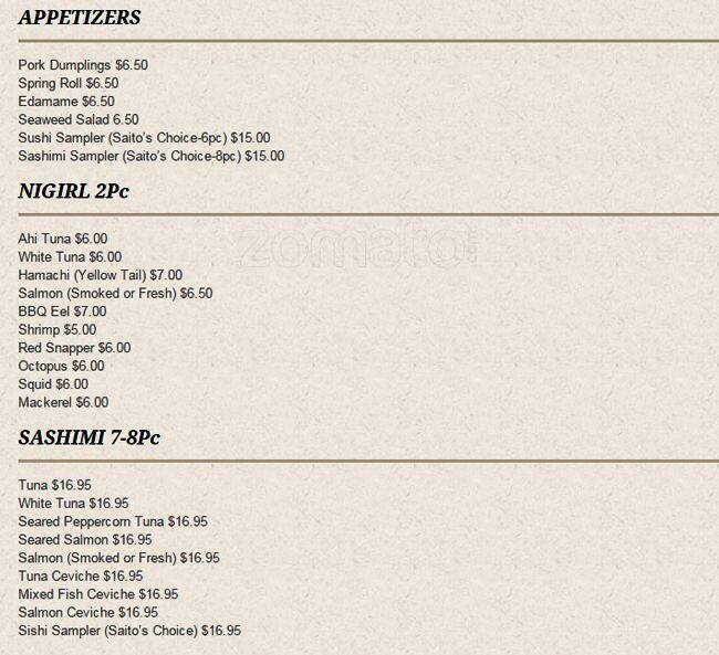 Czar Ice Bar Menu, Menu for Czar Ice Bar, Buckhead, Atlanta ...