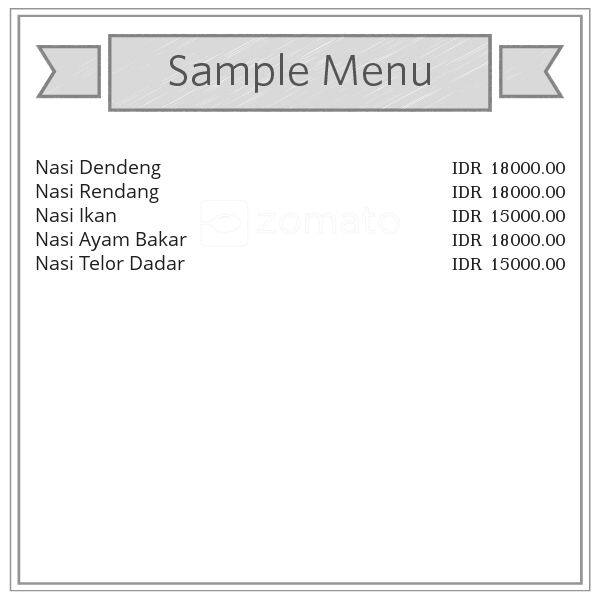 Menu at Saiyo restaurant, Central Jakarta, ITC Cempaka Mas