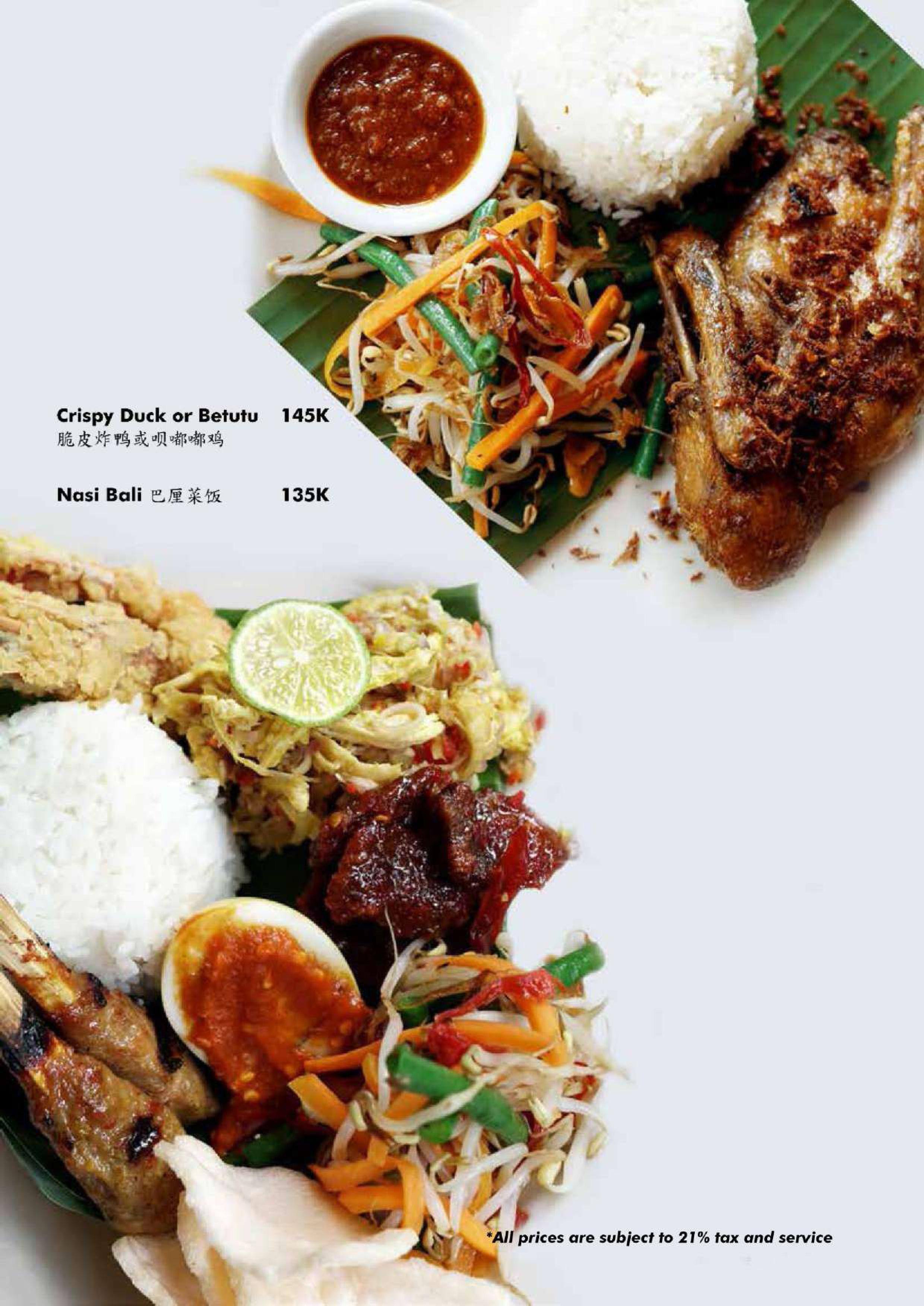 Menu at Gourmet and Cafe Nusa Dua, Jimbaran