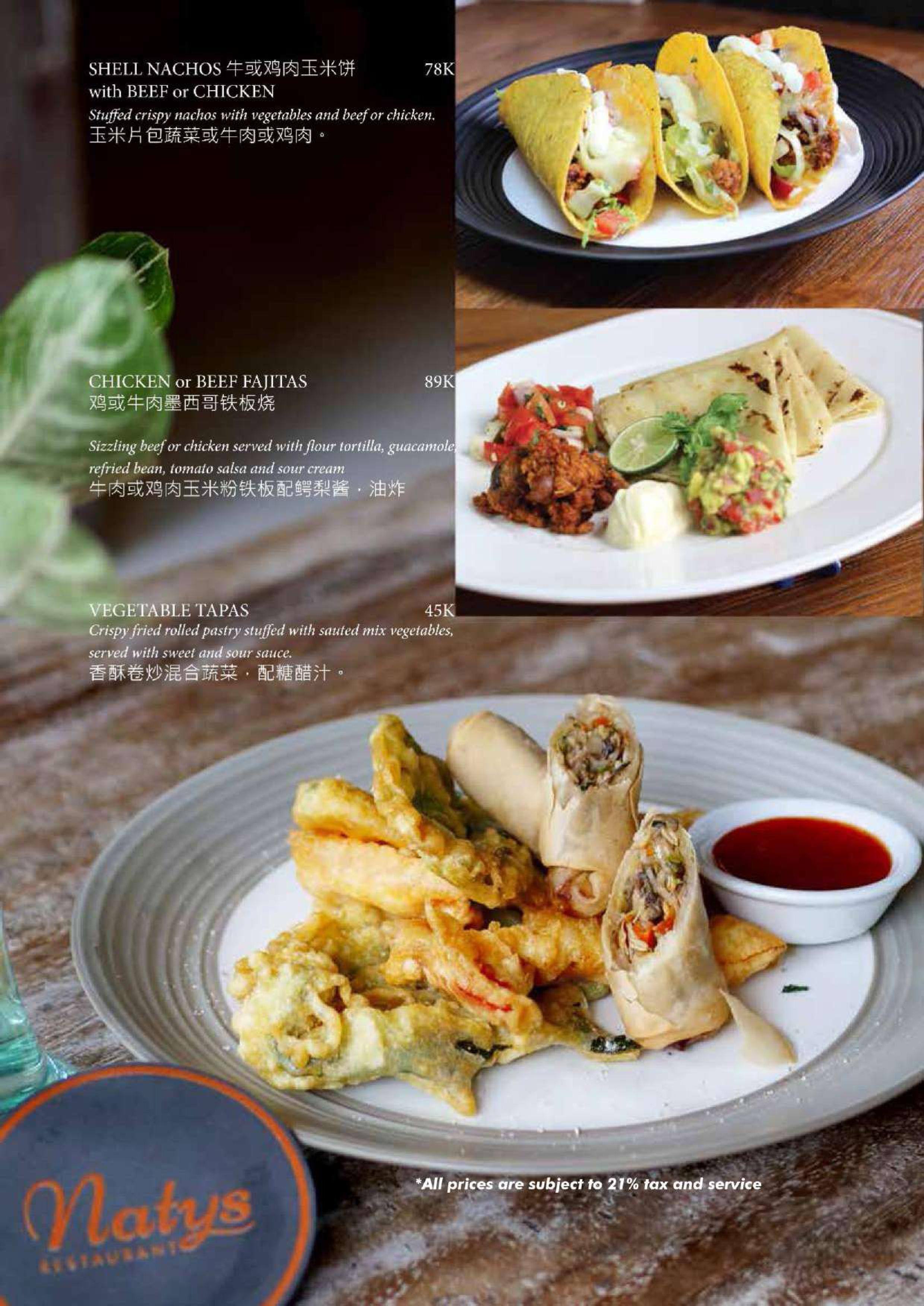 Menu at Gourmet and Cafe Nusa Dua, Kuta Selatan