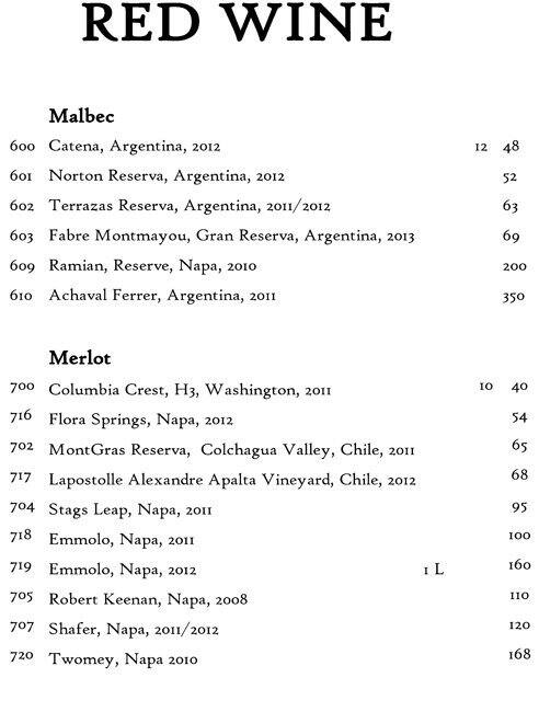 Menu at Corn Maiden steakhouse, Bernalillo, Tuyuna Trail