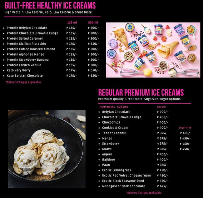 Menu of Scooptown - The Ice Cream Cafe, Baner, Pune