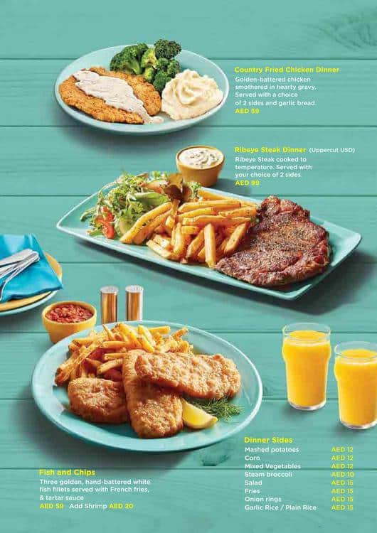 Menu of IHOP, Dubai Festival City, Dubai