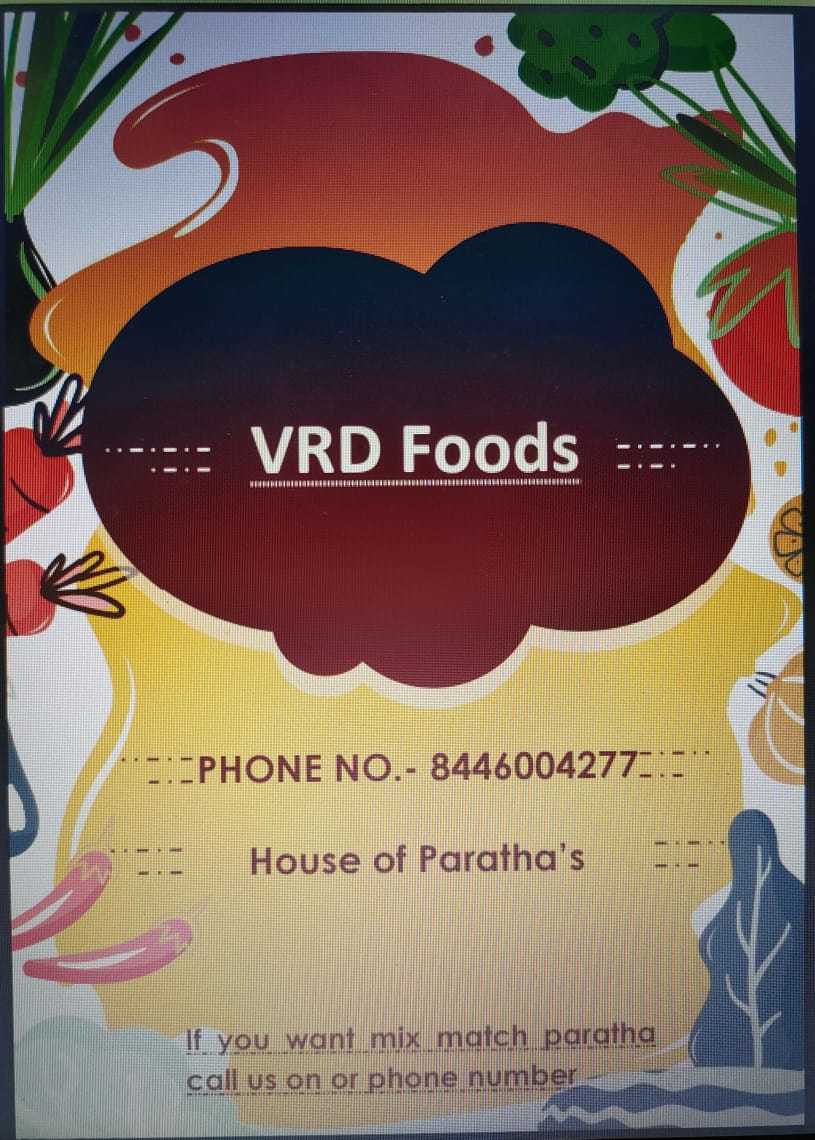 Menu of VRD Foods, Chandan Nagar, Pune