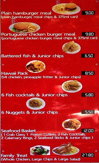 Menu at Food on Gymea fast food, Gymea