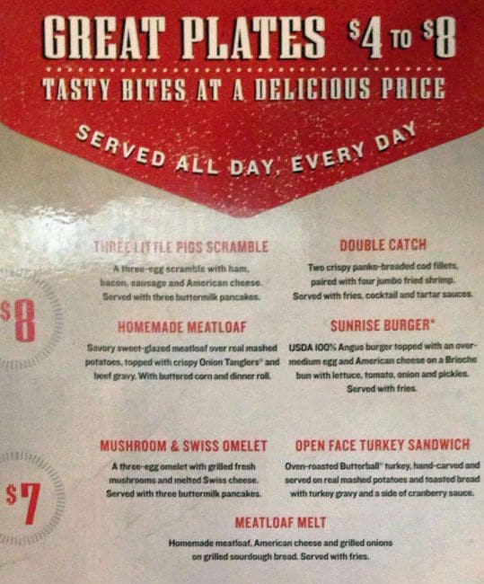 Menu at Perkins Restaurant & Bakery, Philadelphia