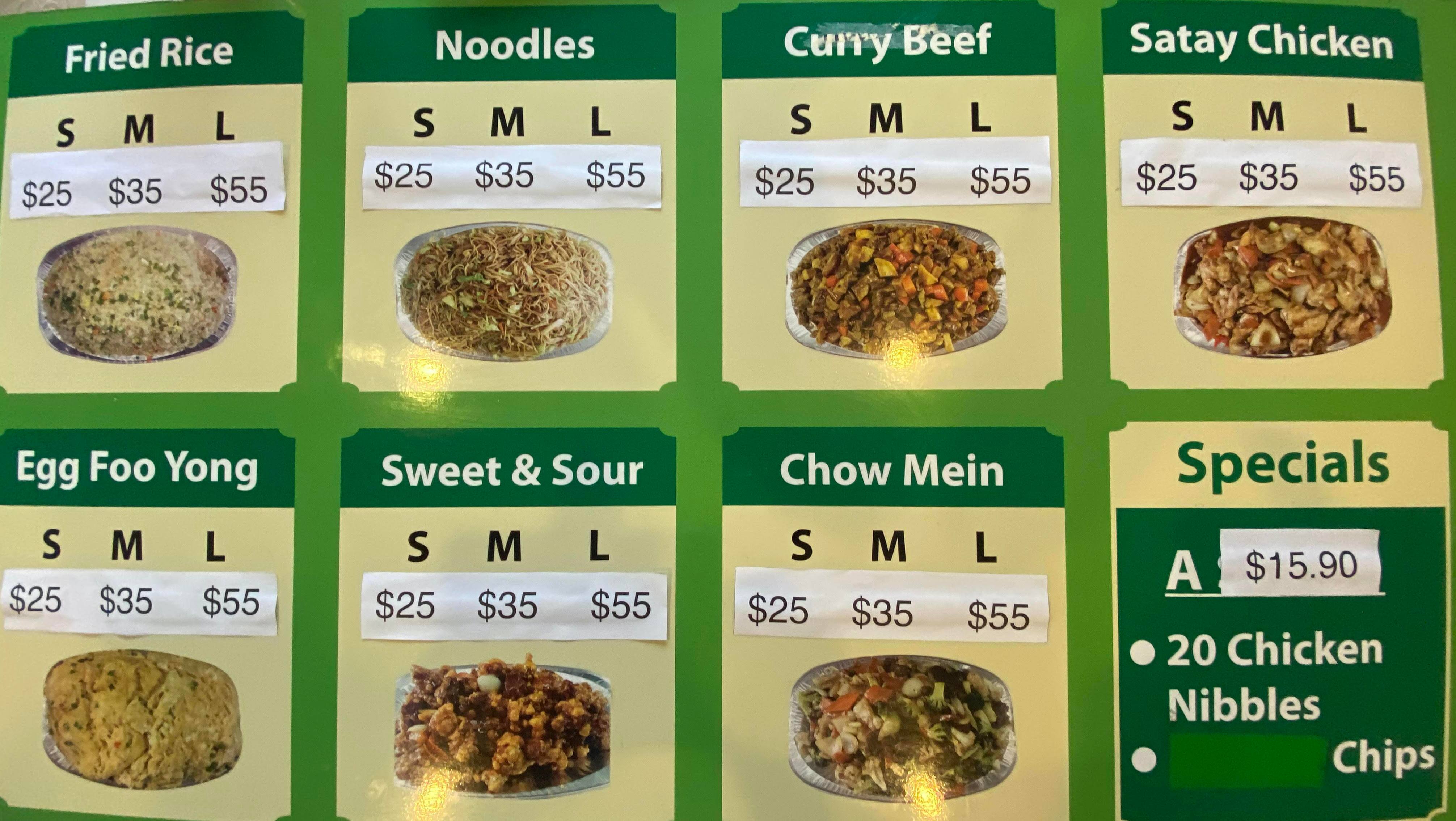 Menu at Gourmet BBQ Takeaway, Auckland