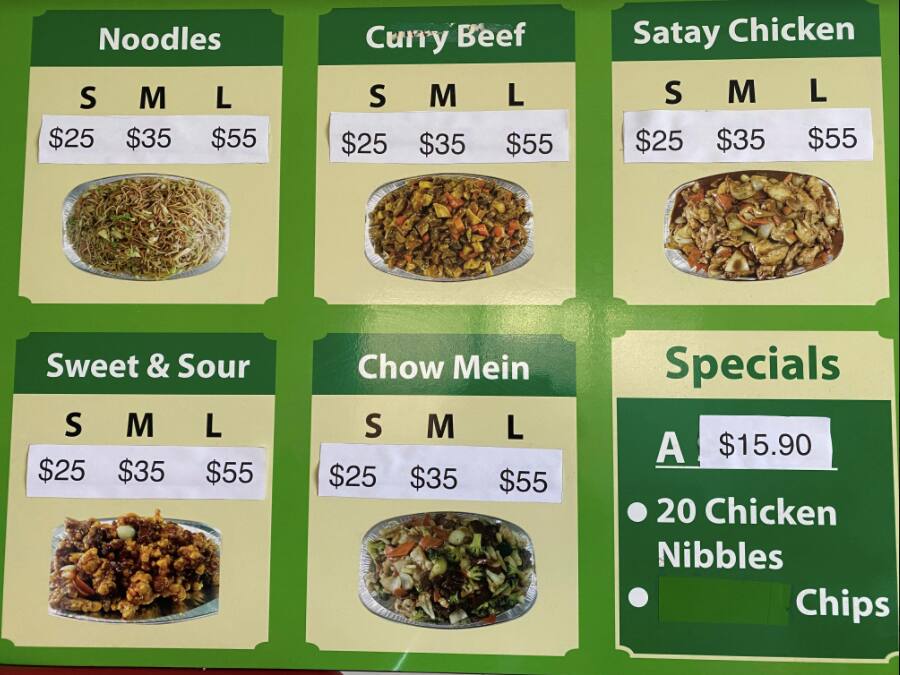 Menu at Gourmet BBQ Takeaway, Auckland