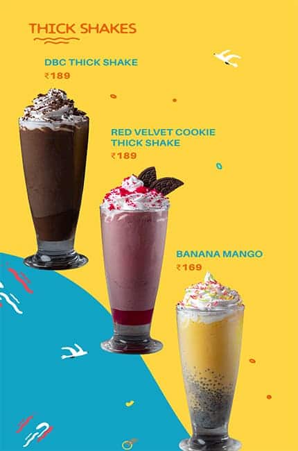 Menu of Polar Bear, Nagawara, Bangalore