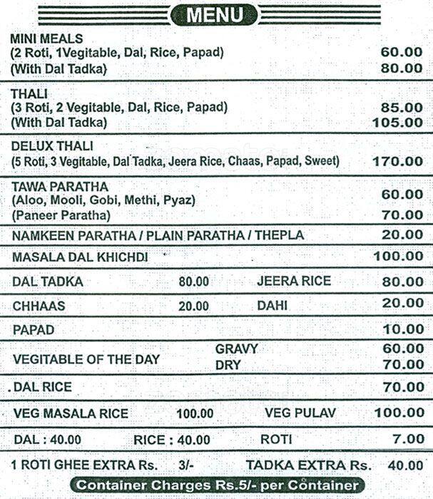 Nishi Home Delites Menu, Menu for Nishi Home Delites, Kandivali East ...