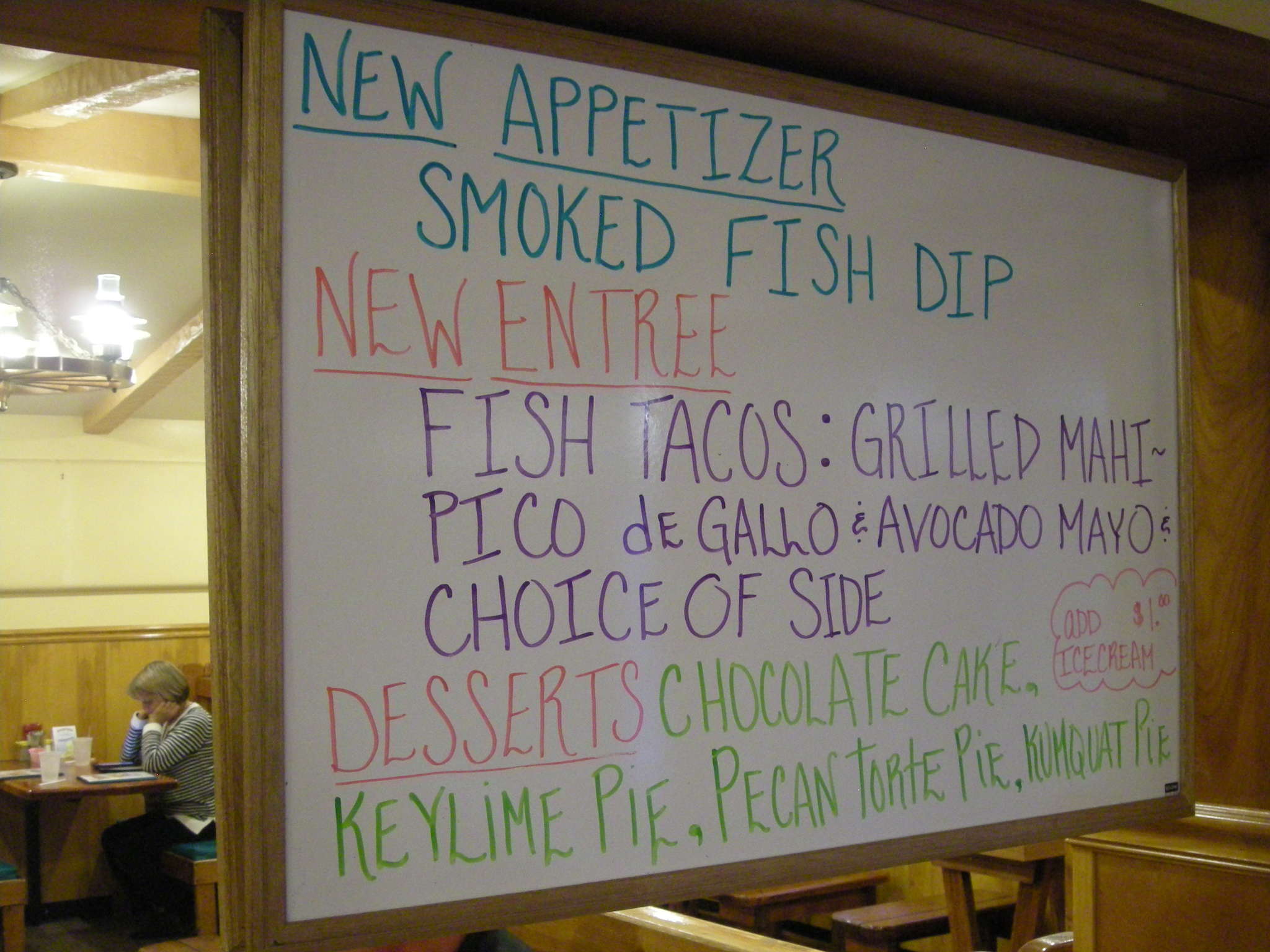 Menu at Slim's Bar-B-Q, Arcadia