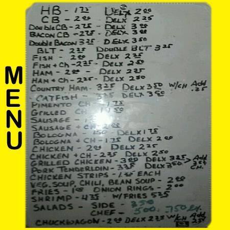 Menu at Youngblood's Corner Café pub & bar, Augusta, 214 Hamilton Ave