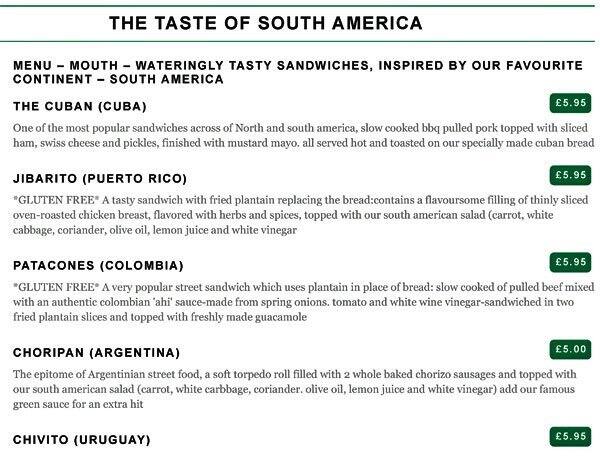 Menu at Assenheims 56 cafe, London, 19-21 Great Tower St