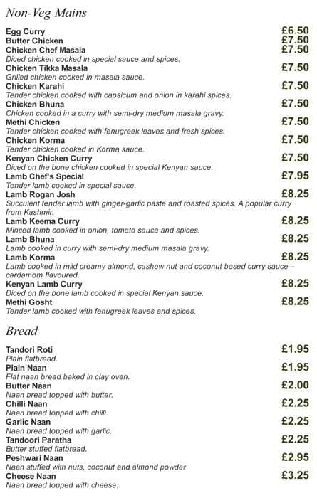 Menu at Golden Sip restaurant, Harrow, 500 Northolt Rd