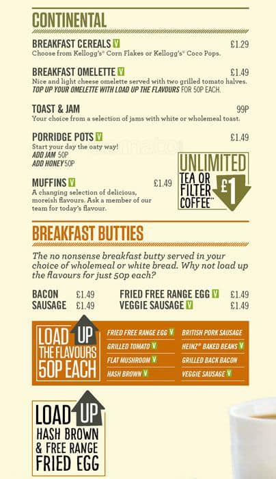 Menu at The Three Blackbirds pub & bar, Bexley, Blendon Rd