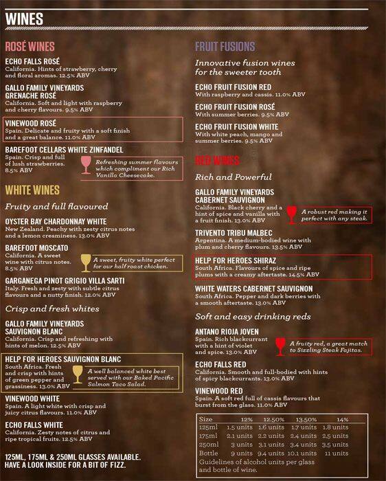 Menu at The Three Blackbirds pub & bar, Bexley, Blendon Rd