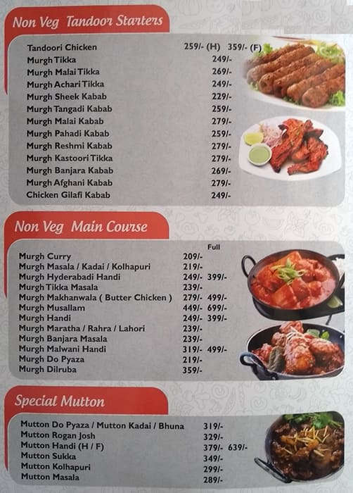Menu at Free Bird, Pune, 634