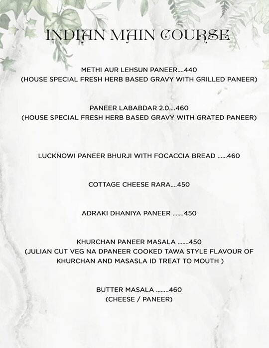 Menu at Rustic Rays, Gandhinagar