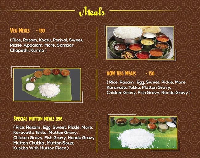 Menu of Sappaturaman Mess, Anna Nagar East, Chennai