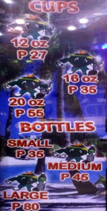 Menu at Buko Express restaurant, Parañaque, 1700 W Service Rd
