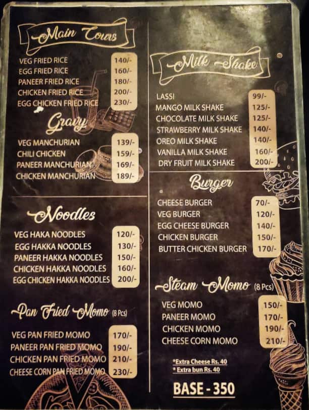 Menu of Cafe 1948, New Town, Kolkata