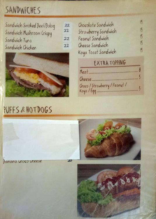 Menu at Cooking Mama restaurant, West Jakarta, VQ3J+C9V