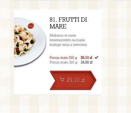 Menu at Da Grasso pizzeria, Warsaw, Generała Tadeusza Bora-Komorowskiego 37