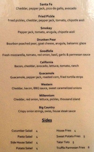 Menu at Jackson Avenue Pub, Naperville