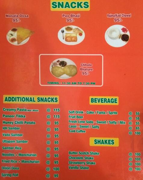 Menu at Chopaal, Noida, Food Court
