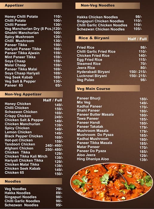 Menu of Day And Night Cafe, Knowledge Park, Greater Noida