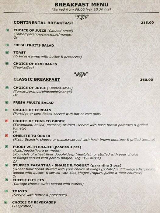 Surang Coffee Shop - Hotel Alka Classic Menu - Zomato