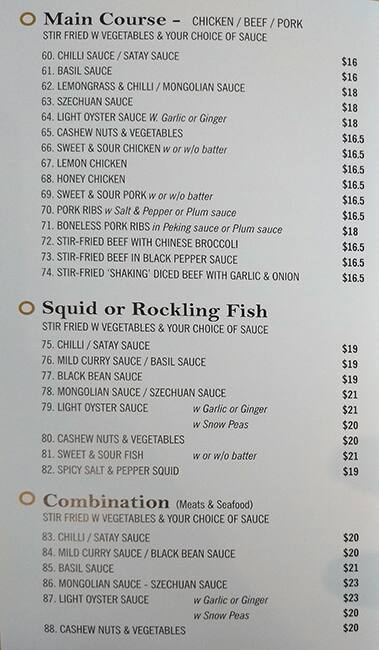 Menu at Bao & Bun restaurant, Camberwell