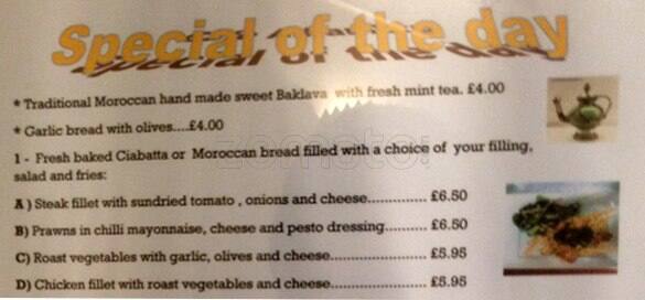 Cafe Alhambra Menu, Menu for Cafe Alhambra, Richmond Upon Thames ...