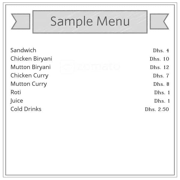 Al Rabia Restaurant Menu, Menu for Al Rabia Restaurant, Al Gharbia, Abu ...