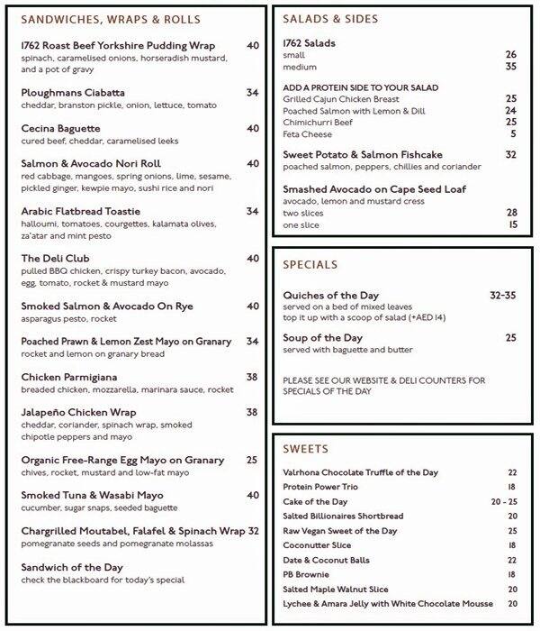 1762 The Gourmet Deli Co., DIFC, Dubai - Zomato