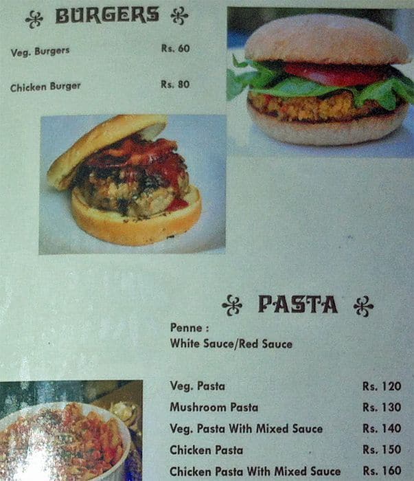 Menu at Gossip Lounge, Delhi