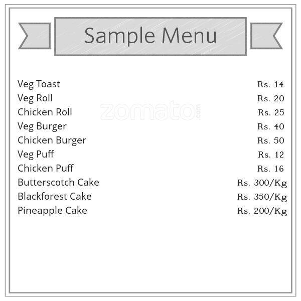 Tasty King Bakers Menu, Menu for Tasty King Bakers, Miyapur, Hyderabad ...